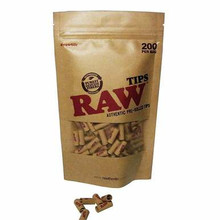 RAW Pre-Rolled Tips Bag - 200ct | Smoke Arsenal