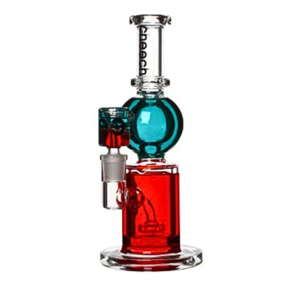 9" Cheech Double Color Bong with Perc | Smoke Arsenal