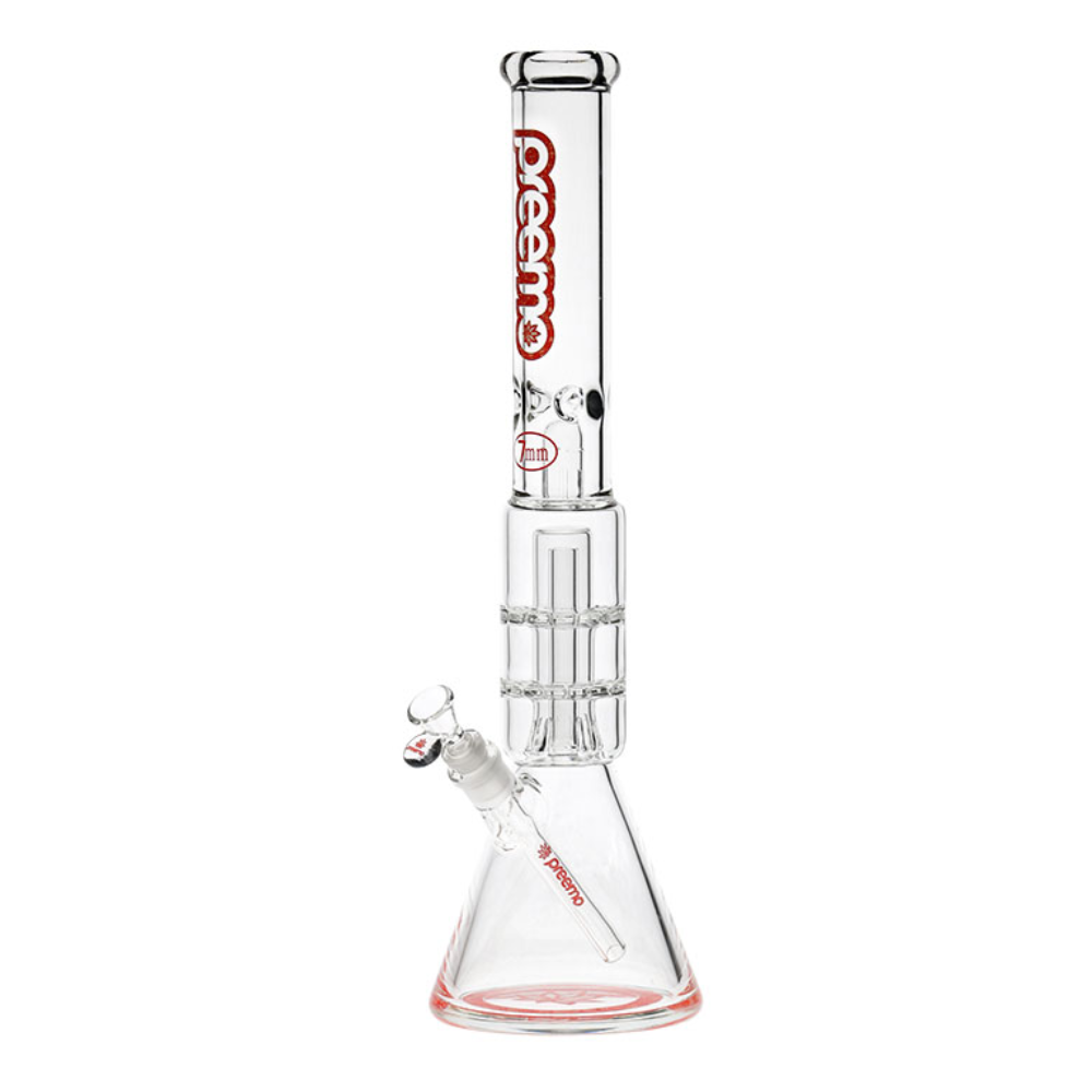 19" Preemo Glass Dome Over Double Disc Perc | Smoke Arsenal