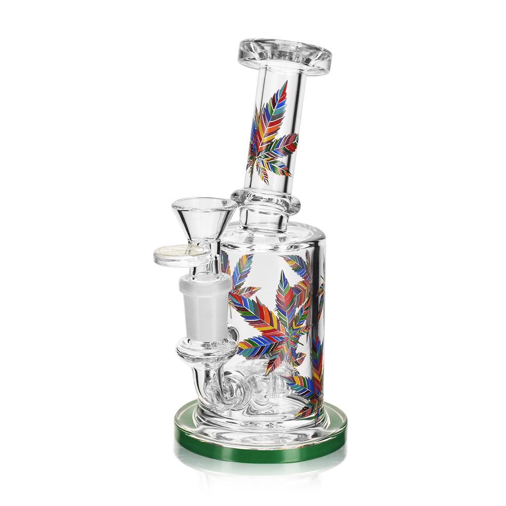 6" Arsenal Rainbow Leaf Glass Rig | Smoke Arsenal